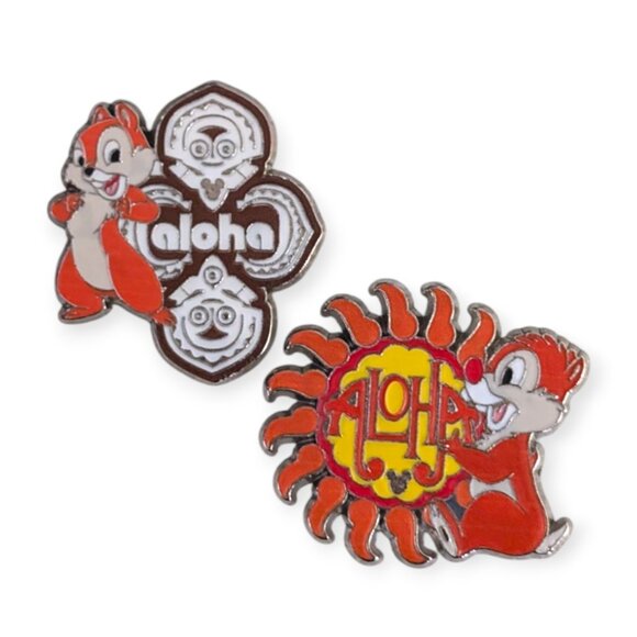 Disney | Accessories | Chip And Dale Disney Pins Polynesian Resort ...